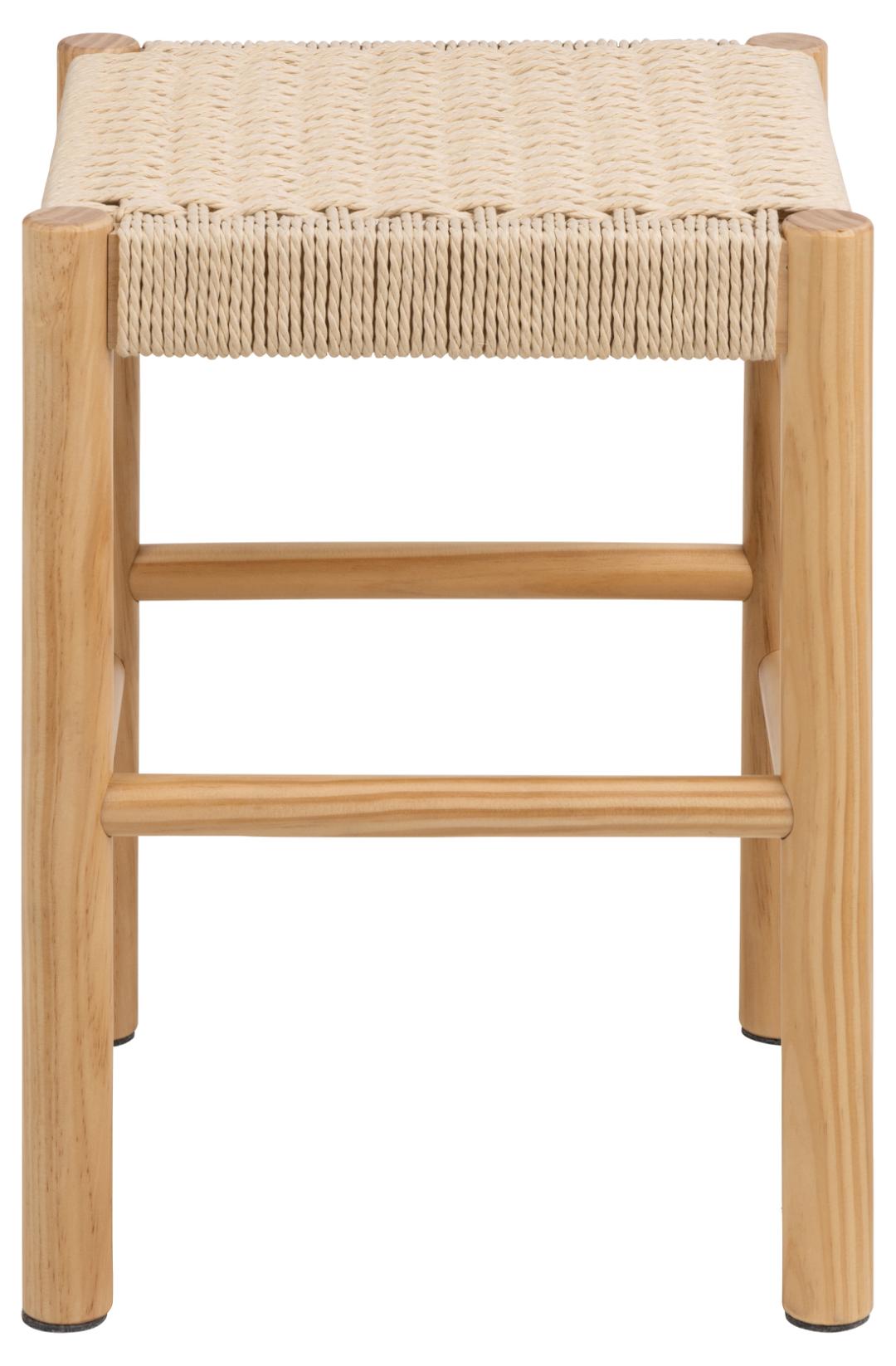 Taboret Alvin naturalny